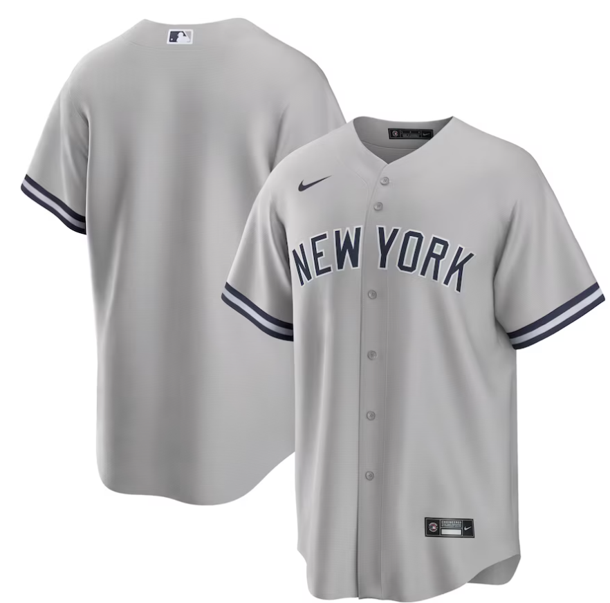 NEW YORK YANKEES ROAD REPLICA JERSEY – TGJERSEYS
