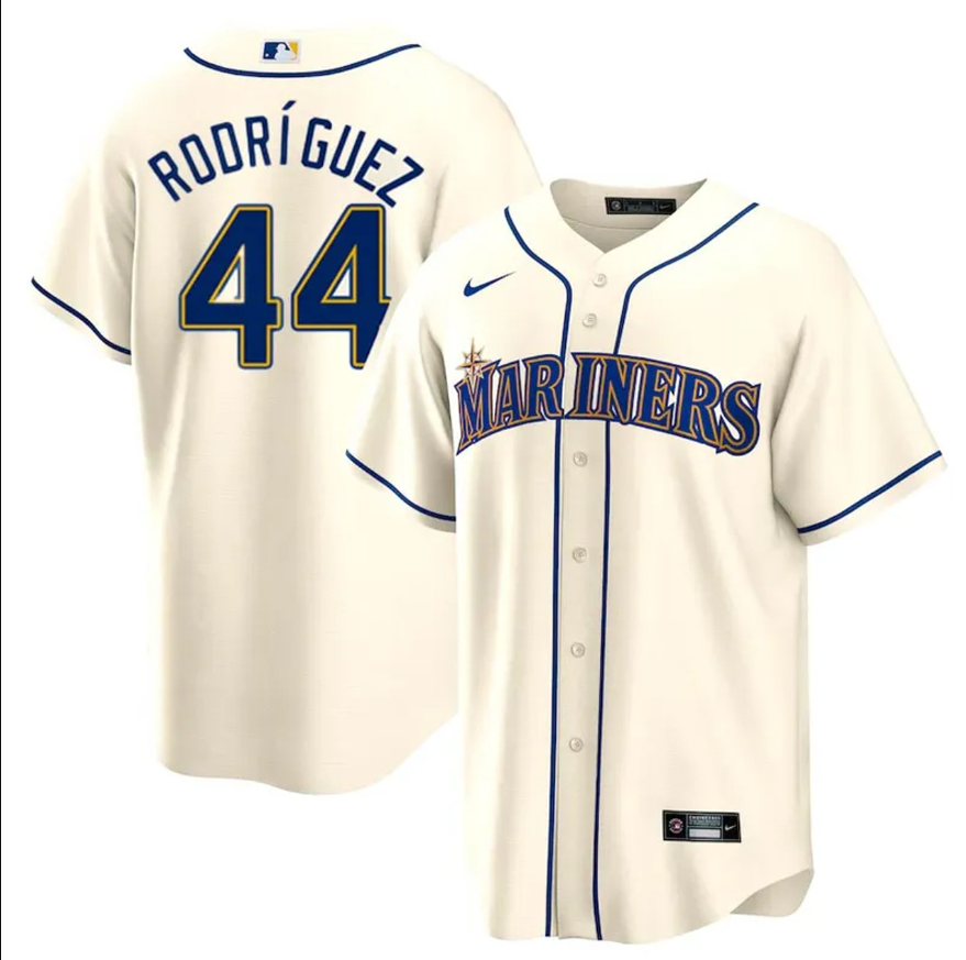 SEATTLE MARINERS CREAM ALTERNATE REPLICA JERSEY – TGJERSEYS