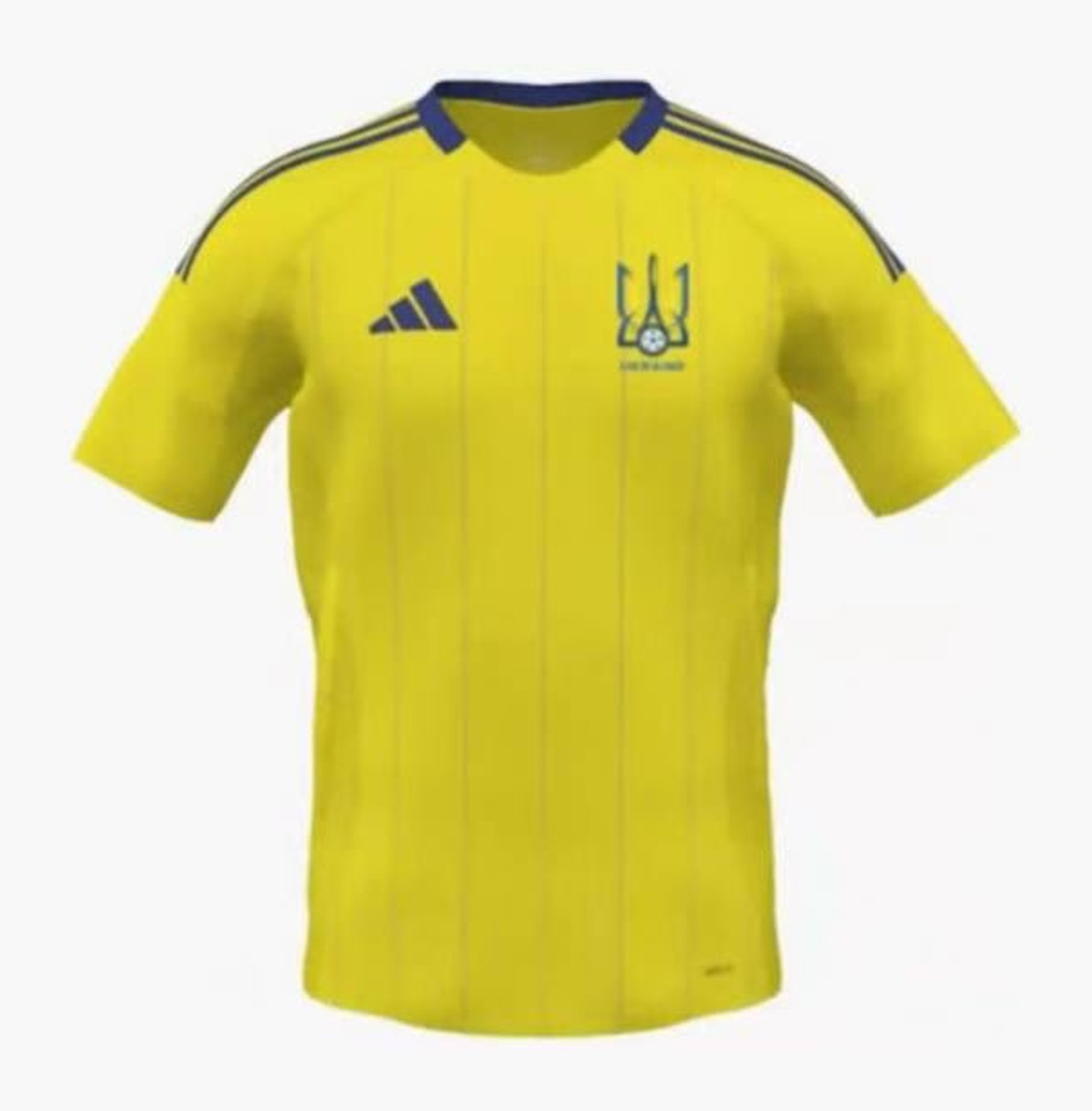 UKRAINE HOME PLAYER JERSEY 2024 – TGJERSEYS