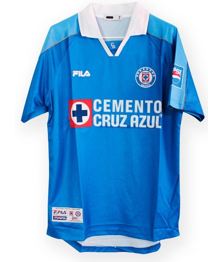 CRUZ AZUL HOME RETRO JERSEY 00/02 – TGJERSEYS